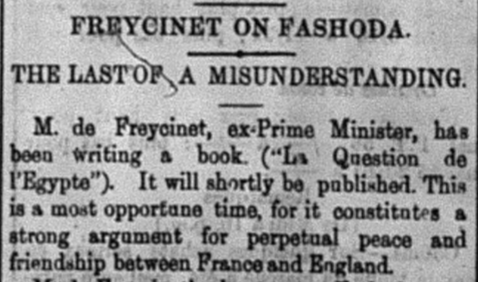 The Fashoda Incident | Digital Egyptian Gazette